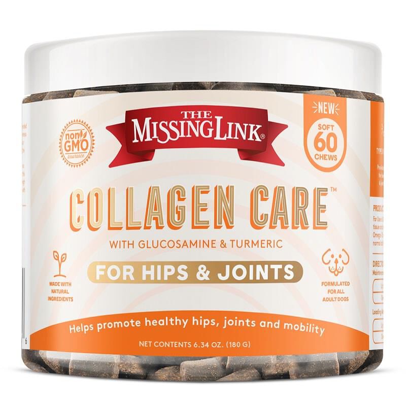 The Missing Link Collagen Care for Hips & Joints for Adult Dogs, 60 ...